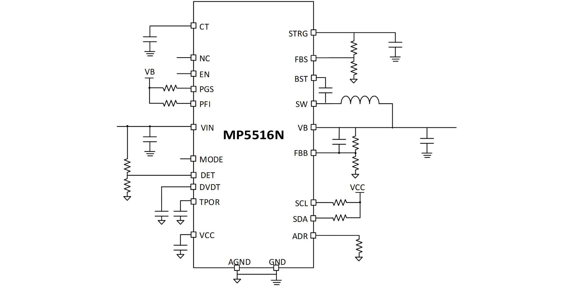 MPQ70160FS-AEC1 | MPSafeTM, ASIL D, 6.5V, PMIC with 6 Buck Converters with Dual 4A, Dual 3A, and ...