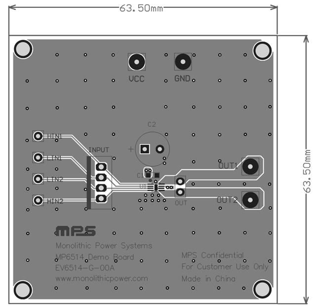 EV6514-G-00A | EV Kits and EV Boards | 0.6A, 14V Half H-Bridge Motor Driver Evaluation Board ...