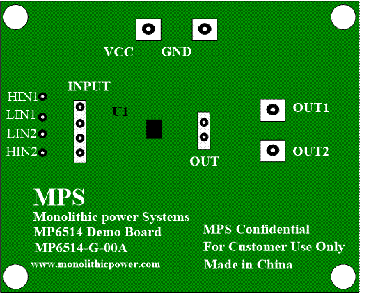 EV6514-G-00A | EV Kits and EV Boards | 0.6A, 14V Half H-Bridge Motor Driver Evaluation Board ...