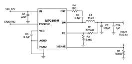MP2499M | Converters | 36V, 3A Max, High-Efficiency, Synchronous, Step ...
