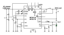 MP2617A | Switching Chargers | 3A Switching Charger with NVDC Power ...
