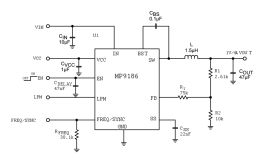 MP9186 | Converters | 20V, 6A Synchronous, Step-Down Converter with ...