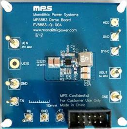 EV8883-Q-00A | EV Kits and EV Boards | High-Efficiency, 45V, 3A, Digital Calibrated Synchronous ...