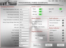 MP2695 I2C Evaluation GUI