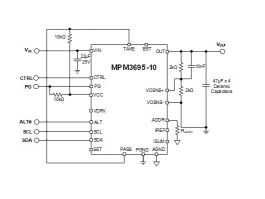 MPM3695-10 | Power Modules | 14V, 10A, Scalable, Digital, Synchronous, Step-Down Module with ...